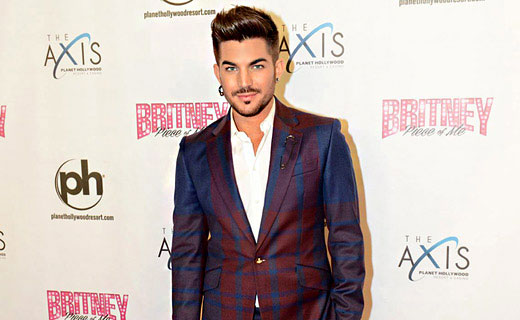 Fashion icon Adam Lambert dressed in suits