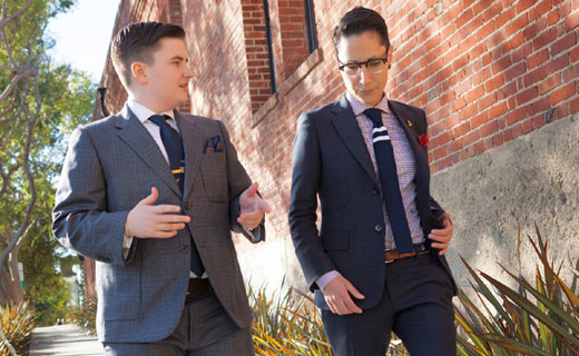 Bespoke suits from Kipper Clothiers