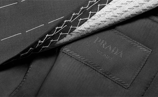 Made-to-measure suits by Prada